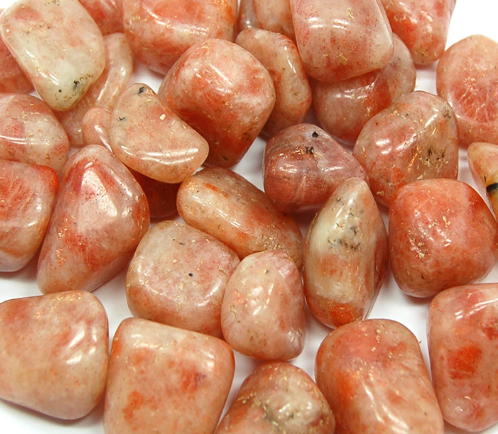 Sunstone Tumbled Stone | Strength and Leadership – Mxd Magic